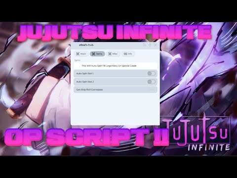Jujutsu Infinite Keyless Script | KillAura, Auto Spin , Auto Skip Rolls And More - YouTube
