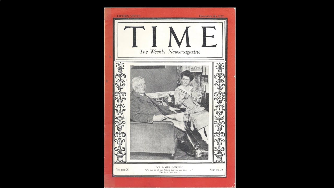 Florence Pullman on the Cover of Time Magazine in 1927 - YouTube