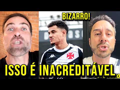 PILHADO FALOU TUDO APÓS SAÍDA MUITO POLÊMICA DE PHILIPPE COUTINHO DO VASCO COM RESCISÃO EM POST!