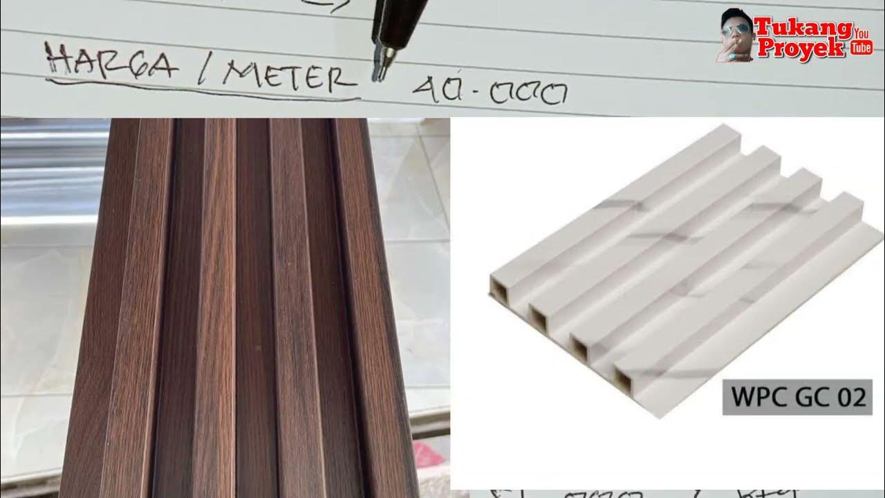 Harga wall panel dinding WPC - YouTube