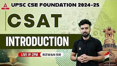 CSAT UPSC 2024 Reasoning Classes By Rizwan Sir - YouTube