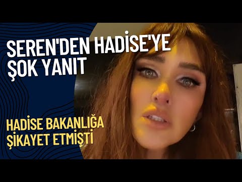 Seren Serengil'den Hadise'ye yanıt: Ahlaklı kadınları sen temsil edemezsin!