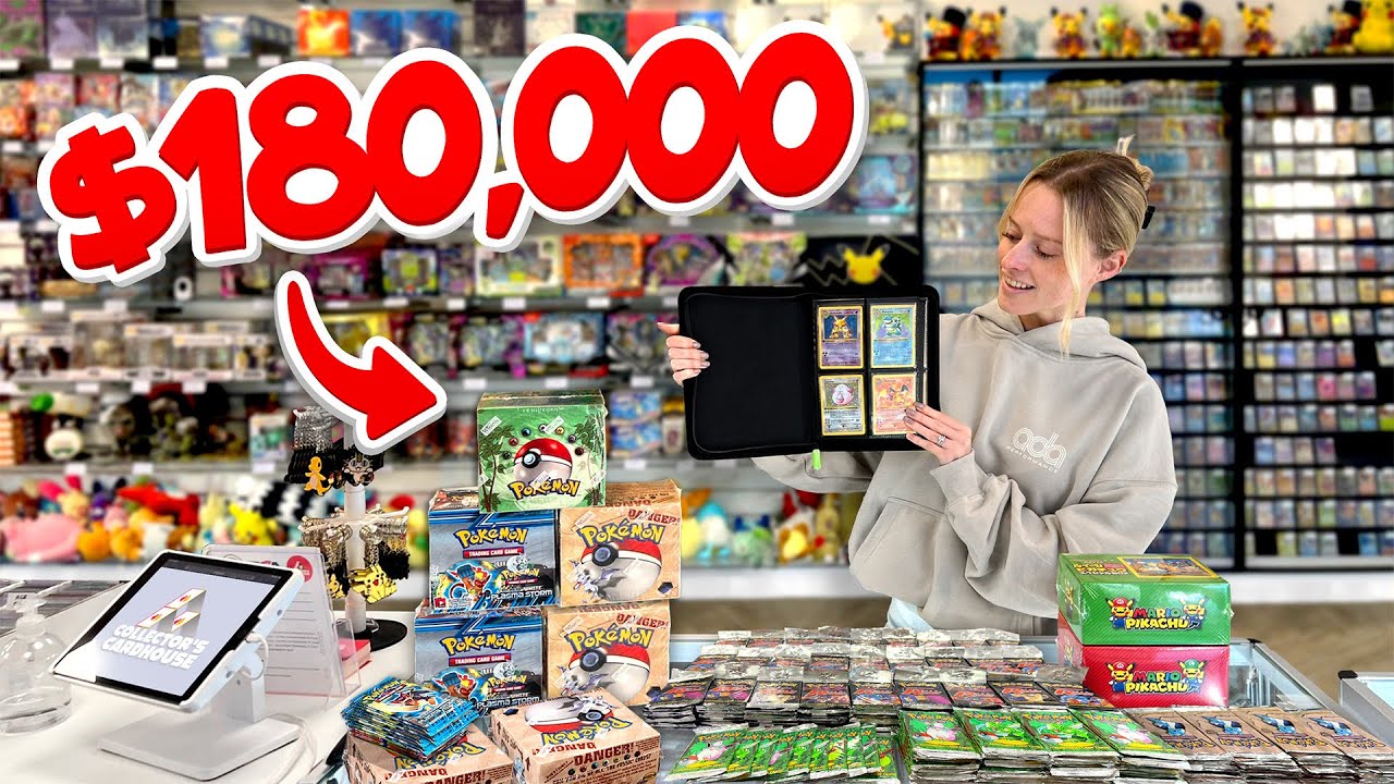 Spending $180,000 On Pokemon! My Card Shops BIGGEST Vintage Restock ...