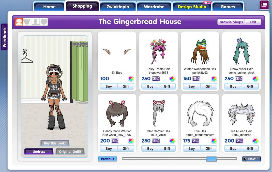 Zwinky Christmas Store 2012 Part 1 (Female Hotties and Cuties) - YouTube