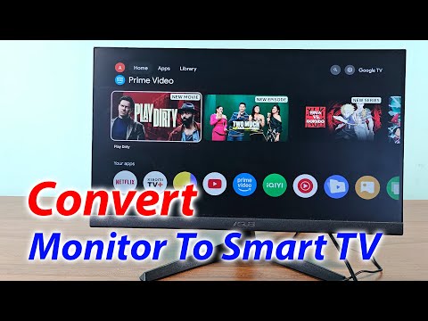 How to convert monitor into Smart TV