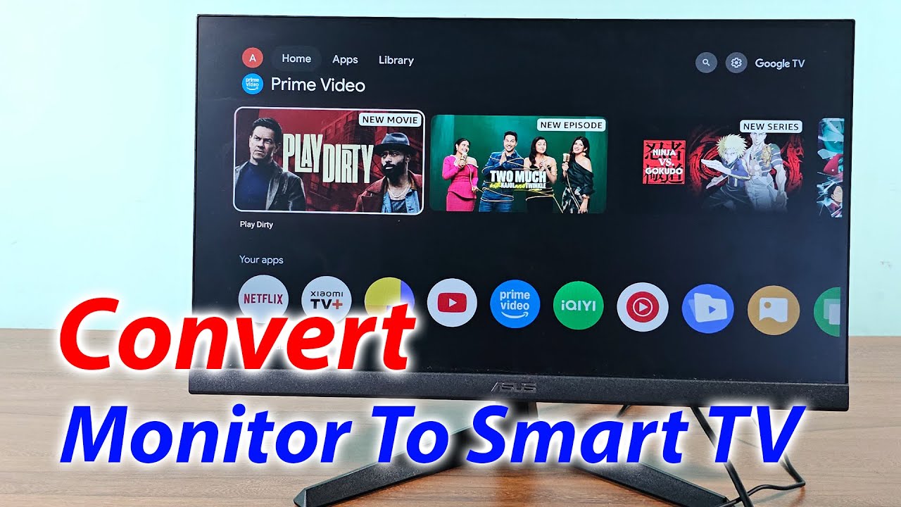 How to convert monitor into Smart TV - YouTube