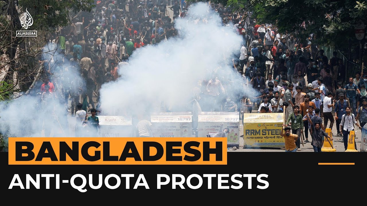 Violent and fatal anti-quota protests rock Bangladesh | Al Jazeera ...