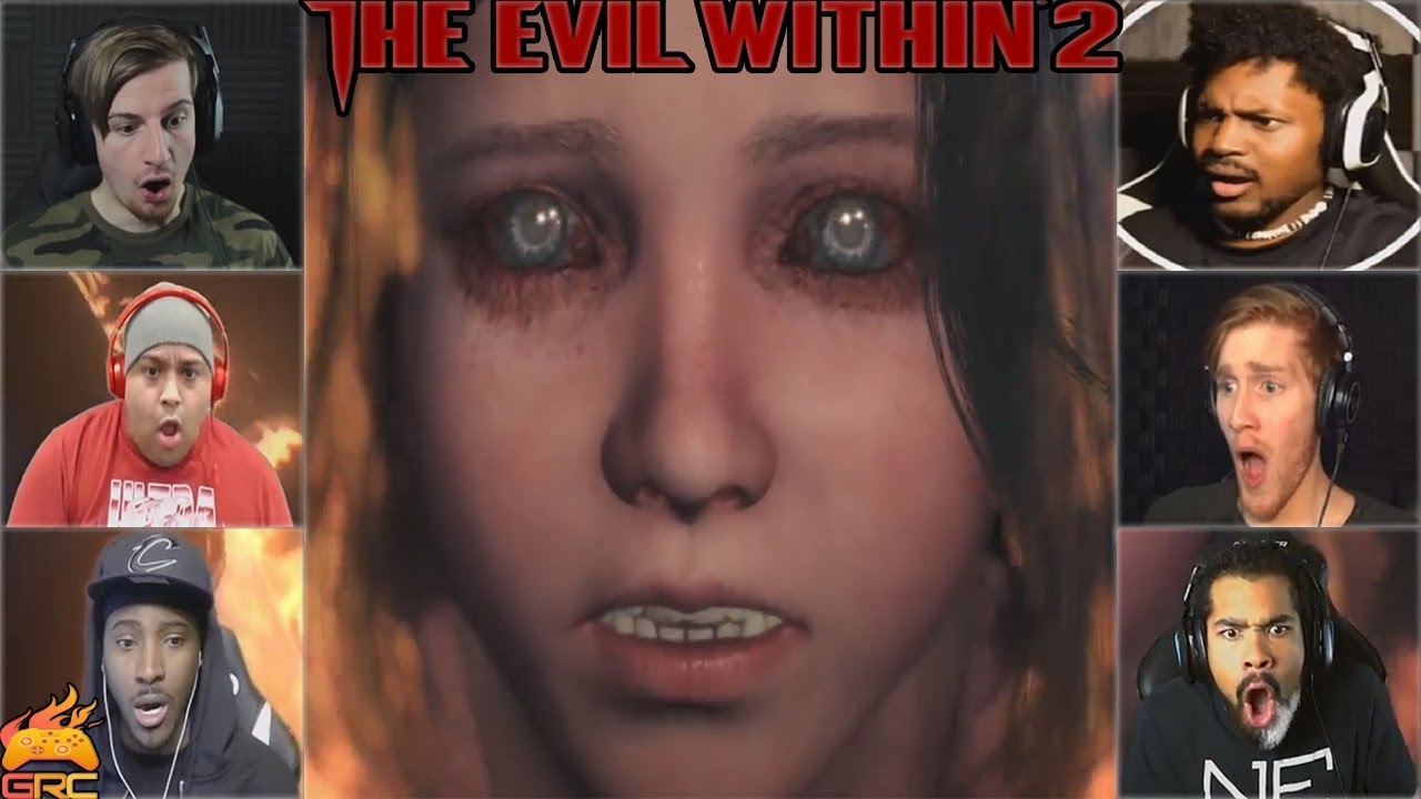 Gamers Reactions to Nightmare With Daughter | The Evil Within 2 - YouTube