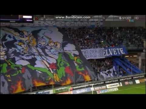 IFK Göteborg - GAIS Tifo/inramning 2012-09-24 (Cmore) - YouTube
