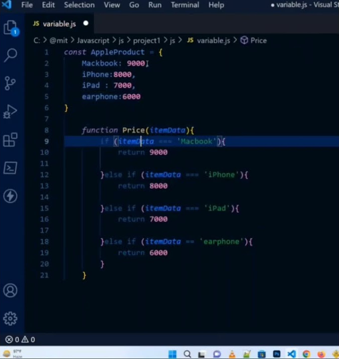 Remove Multiple If Else Condition And Add Object Shorts Javascript Javascripttutorial