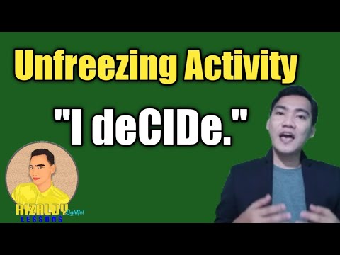 Unfreezing Activity_I deCIDe - YouTube