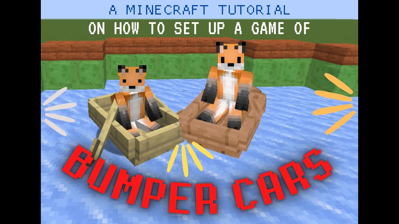 How to make a BUMPER CARS game in Minecraft - Minecraft Tutorial - YouTube