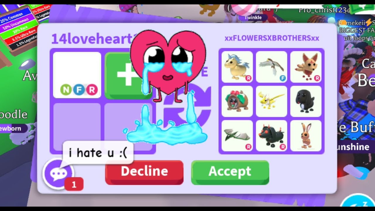 I DECLINED THEIR OFFER FOR MY NEON PET 🤯 IT'S THEIR DP & THEY HATE ME😩 ...