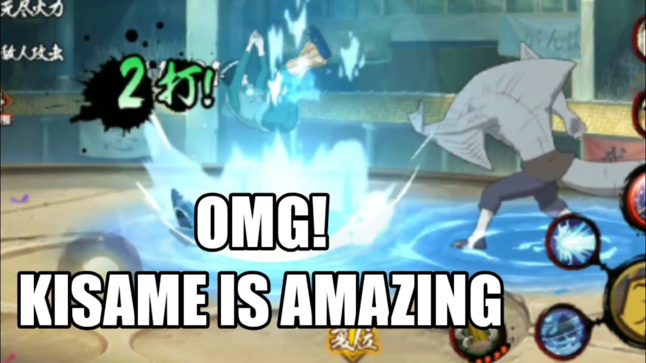 Kisame samehada moveset explained - Naruto ultimate storm Mobile - YouTube