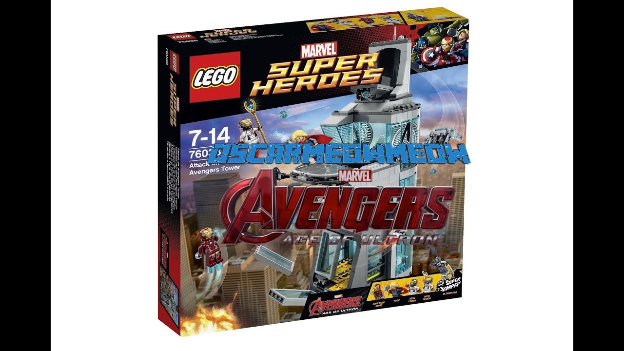 LEGO Avengers - Age of Ultron - Attack on Avengers Tower - YouTube
