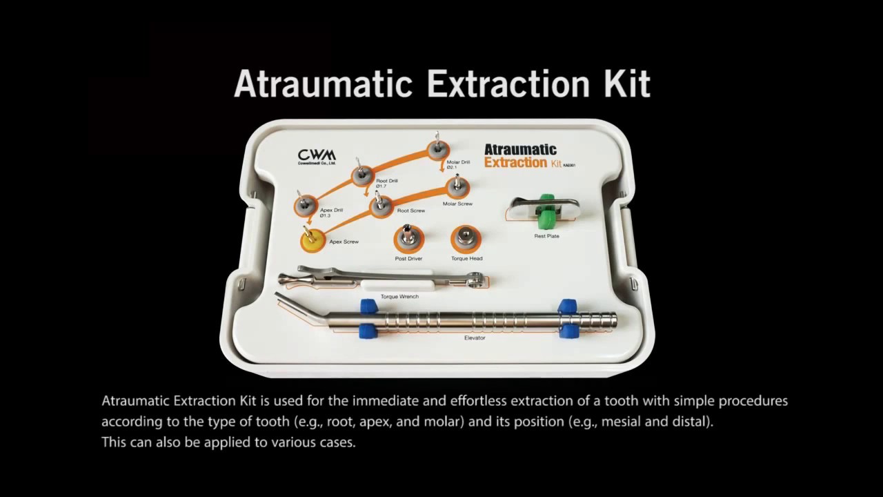 Surgery Video Atraumatic Extraction Kit Atraumatic Ceramic Adjacent ...