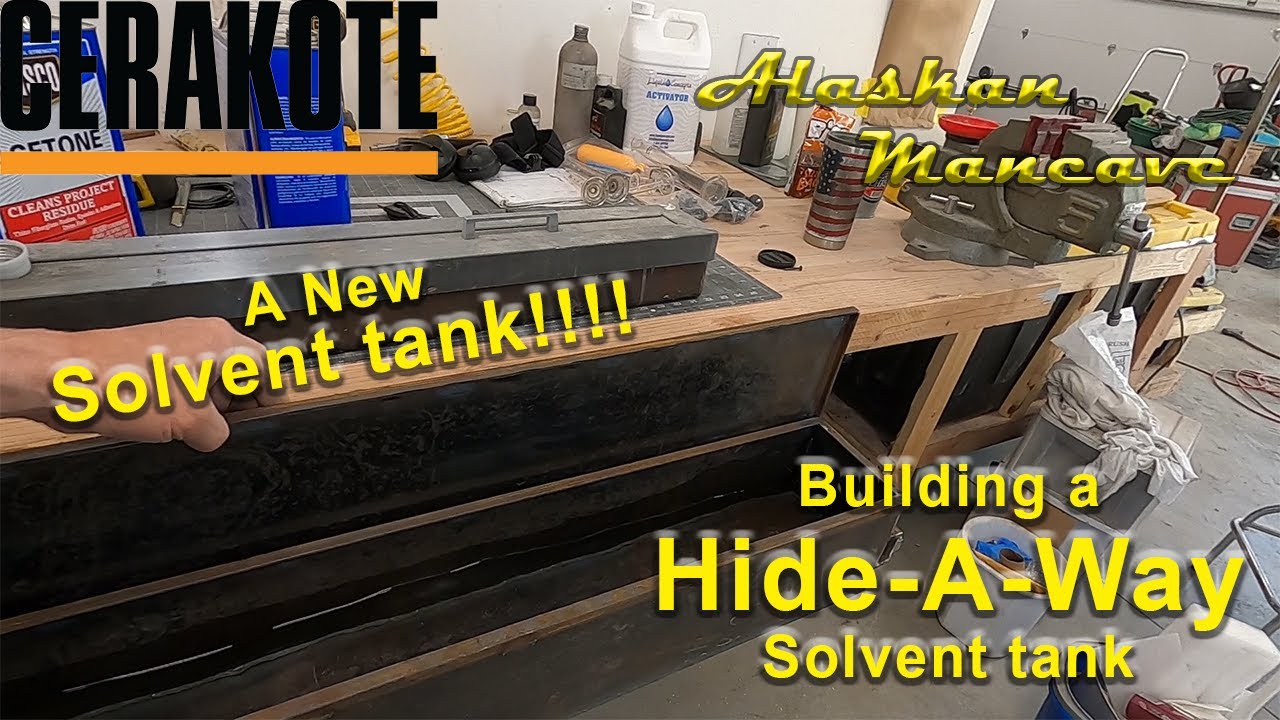 Building a new Hide-A-Way Cerakote solvent tank - YouTube