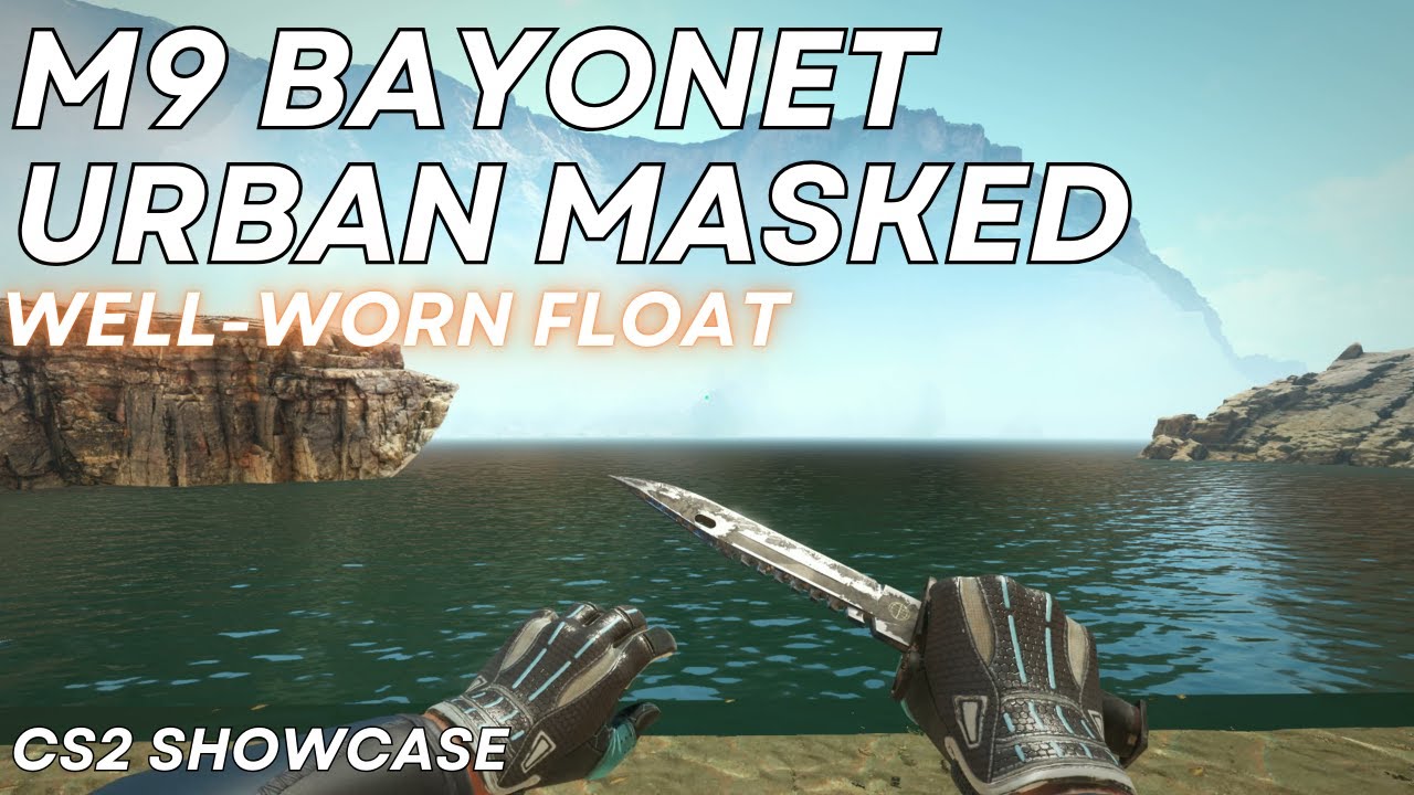 M9 Bayonet Urban Masked (Well-Worn) | CS2 Skin Showcase #1468 - YouTube