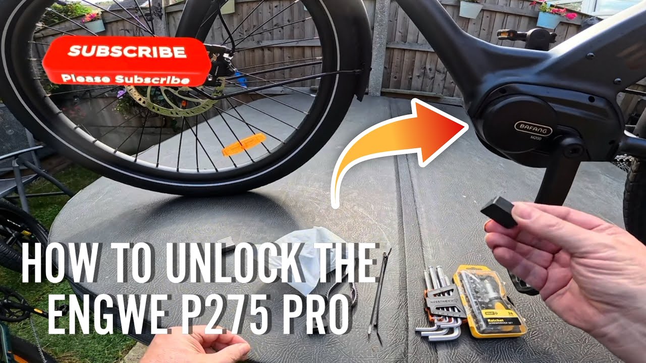 How to unlock the Engwe P275 Pro (26-27mph on the flat) - YouTube