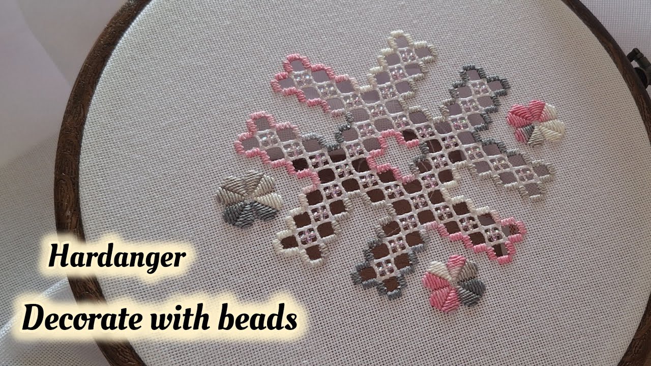 Hand embroidery : Hardanger tutorial , Hardanger embroidery design with ...