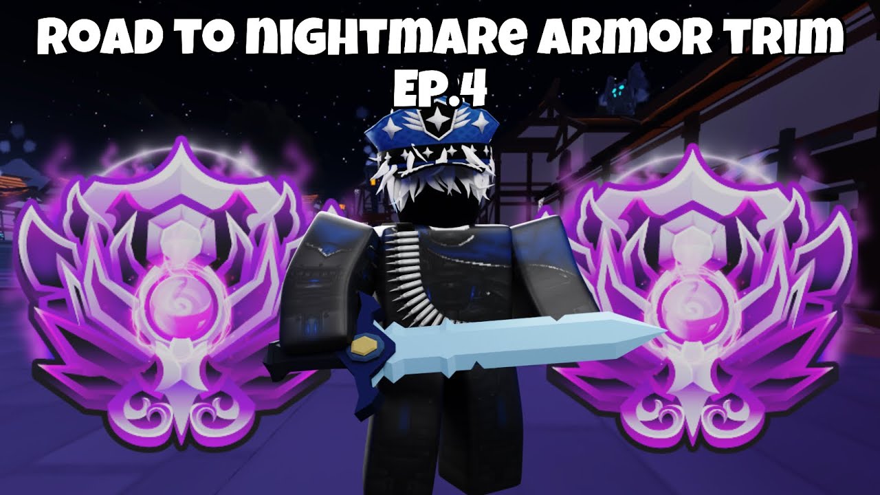 Road To NIGHTMARE Armor Trim With Aery Kit Ep.4 (Roblox Bedwars) - YouTube