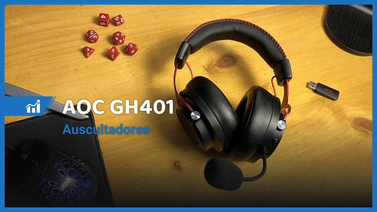 Auscultadores sem fios AOC GH401 [Análise] - YouTube