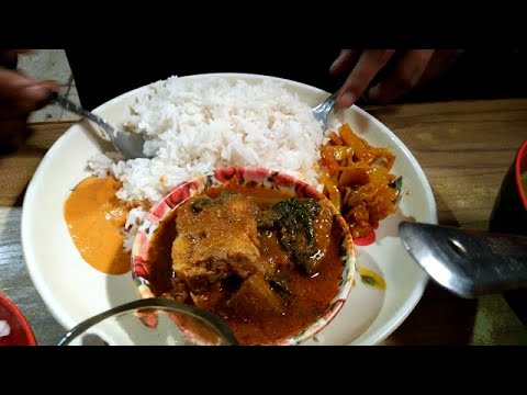 Eating Nepali Pork Thali/Rs 70 only. - YouTube
