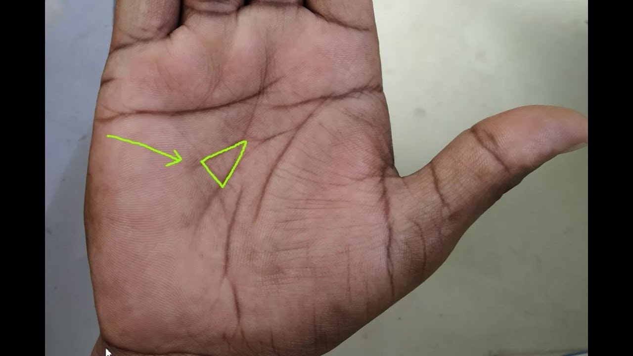Small Triangle in The Middle of Hand - YouTube