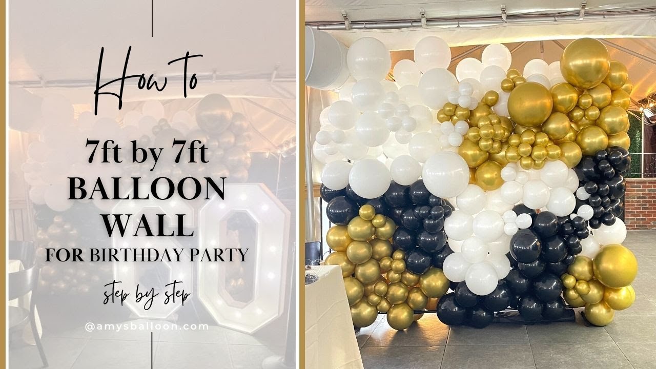 How to Make a Stunning Balloon Wall for Your Next Event | DIY Tutorial ...