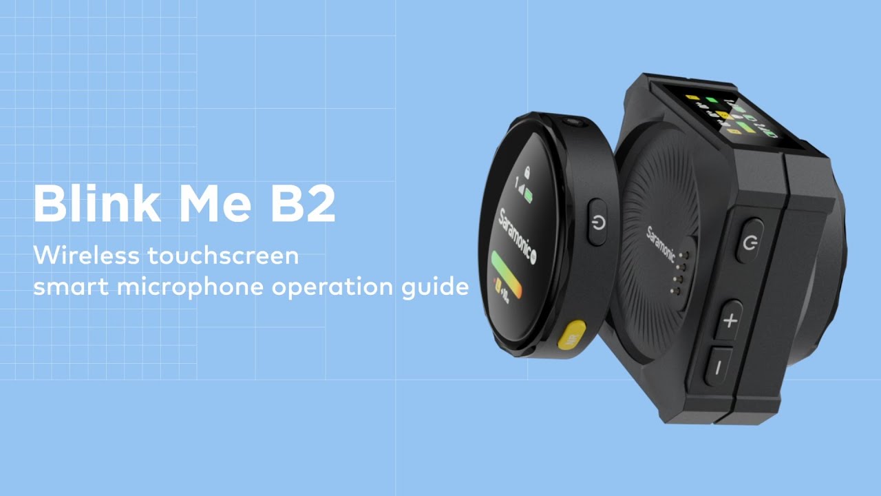 How to Use the Saramonic Blink Me Wireless Microphone System - YouTube