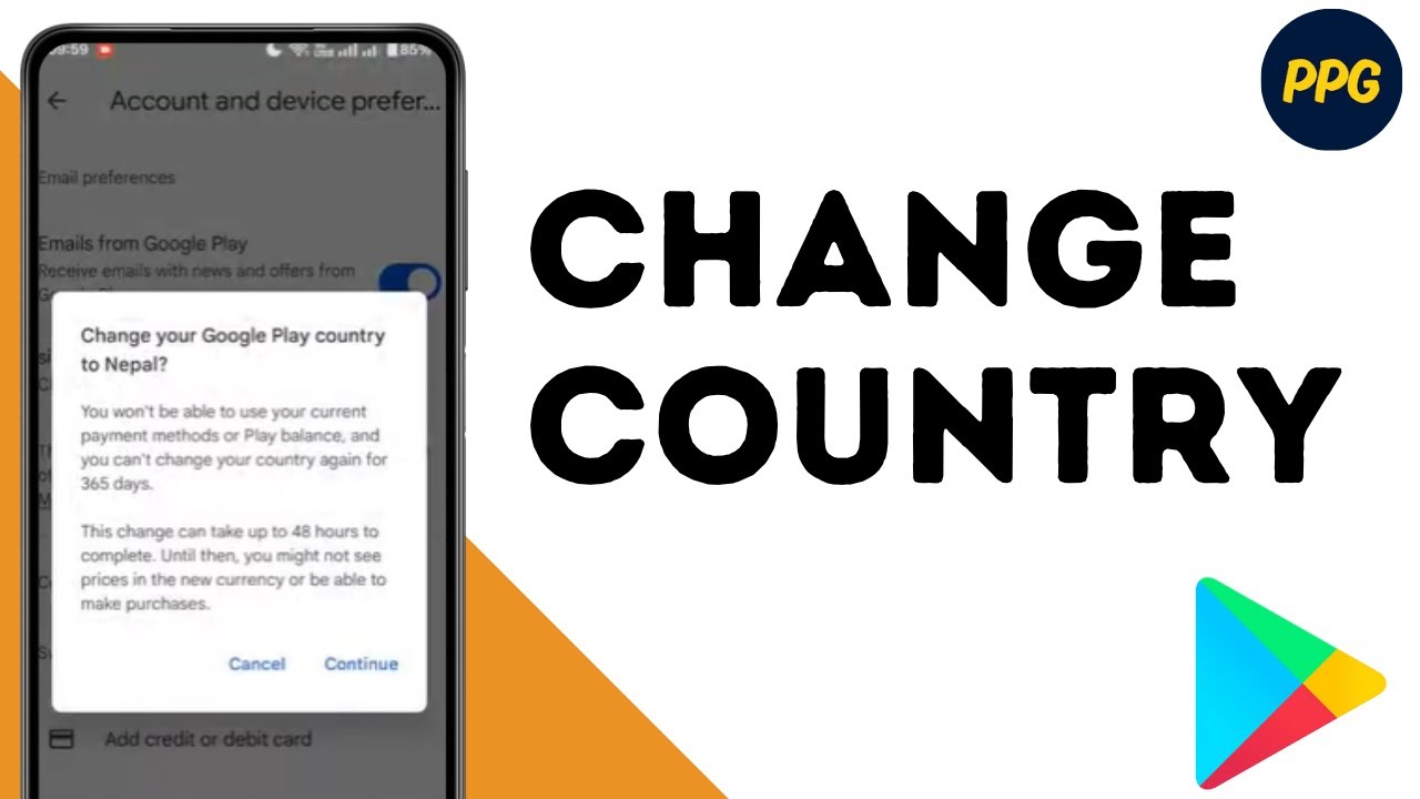 How To Change Country In Google Play Store ? - YouTube