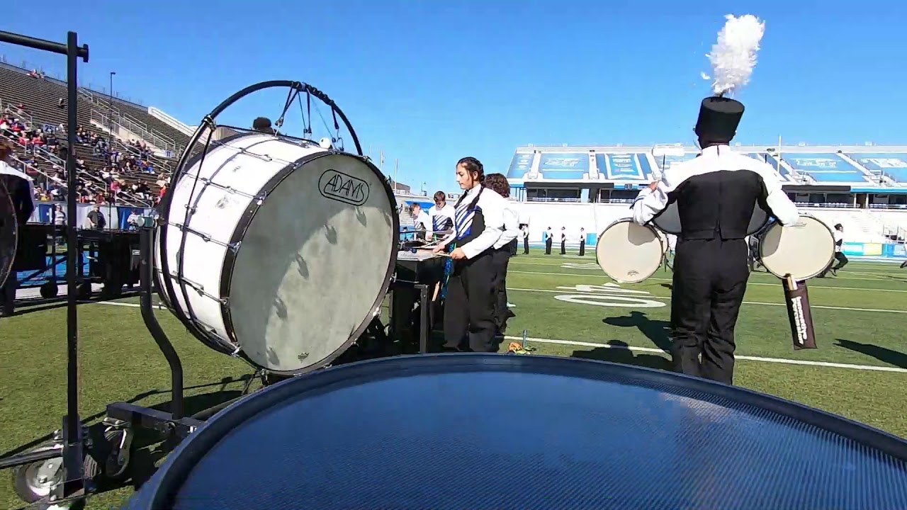 Lebanon High School Marching Band GoPro Snare-Cam at 2019 MTSU Contest ...