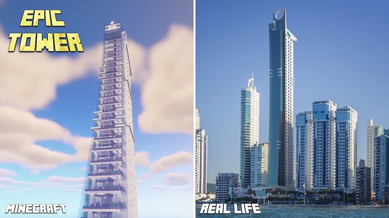 Minecraft | EPIC TOWER (BALNEÁRIO CAMBORIÚ) - YouTube