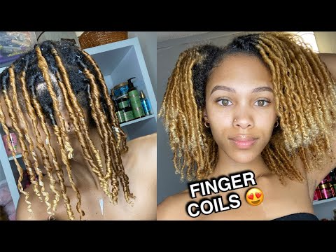 I Tried A Finger Coil Out & It Came Out Bomb | Tutorial + Tips! - YouTube