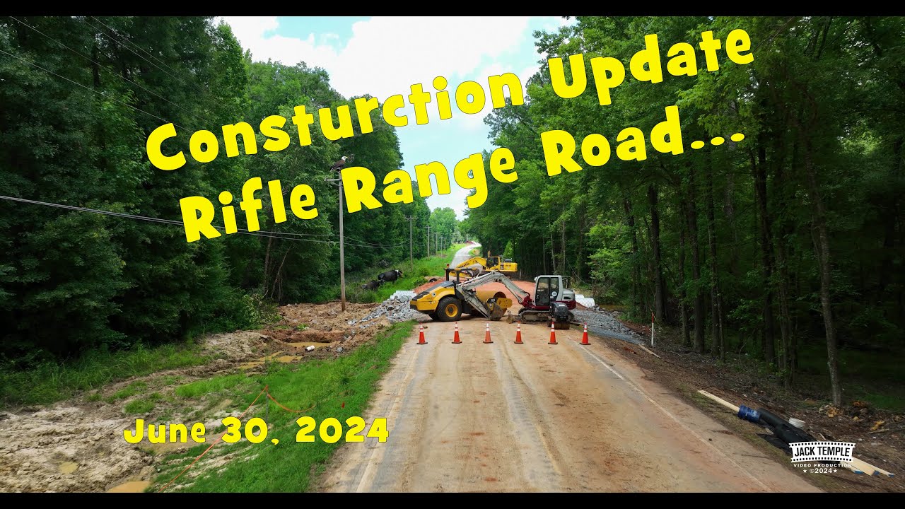 Update ~J Rifle Range Road Construction, June 30, 2024 - YouTube