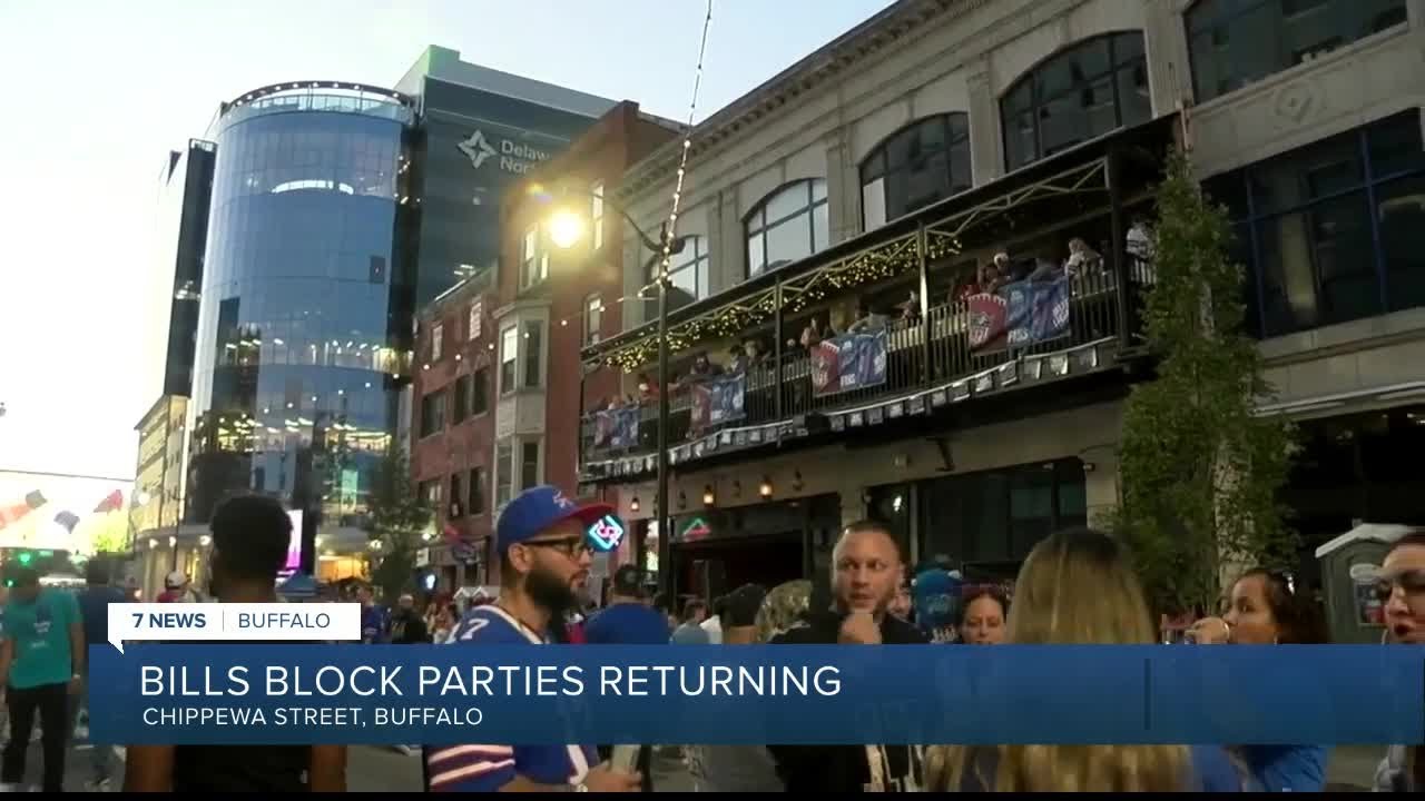 First Chippewa Block Party of Bills' 2023 season tonight - YouTube