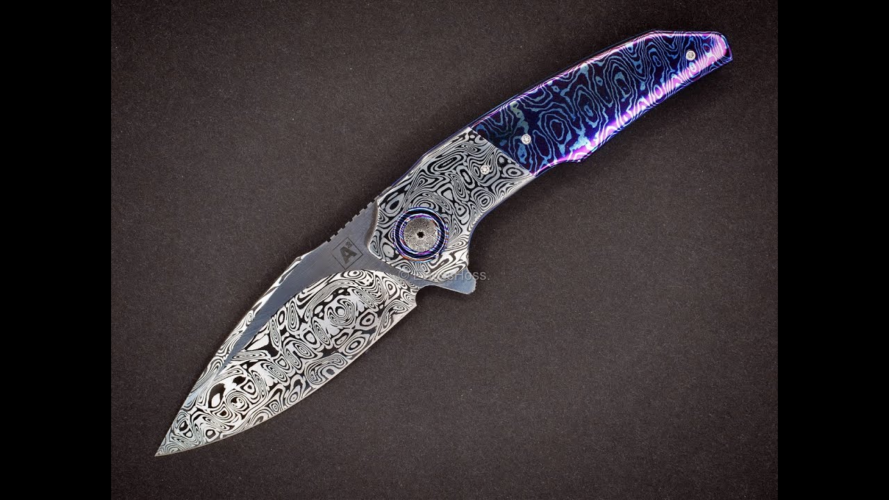 A2 Knives Custom A6 Midi Premium Flipper - YouTube