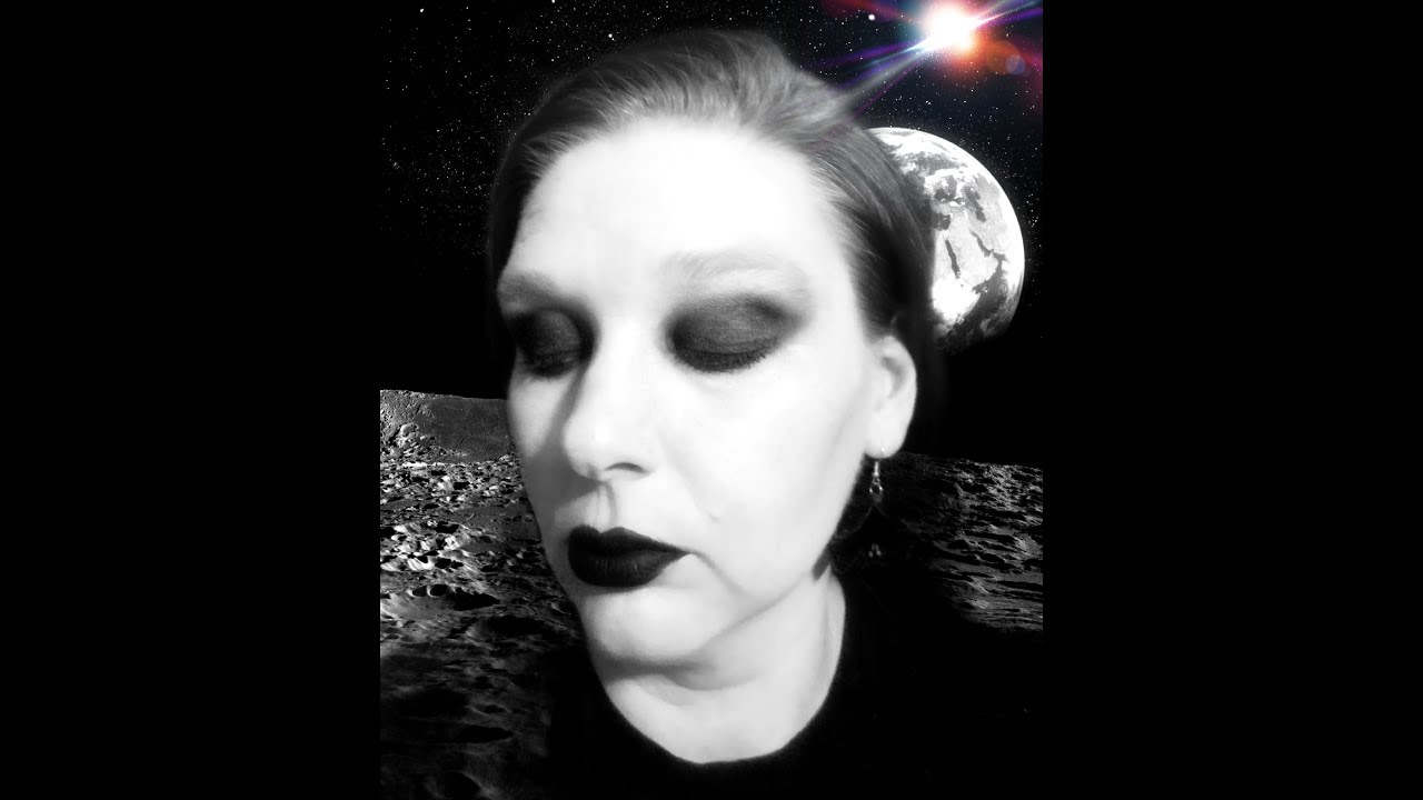 Elder Goth makeup look of the day, trying to find the best black ...