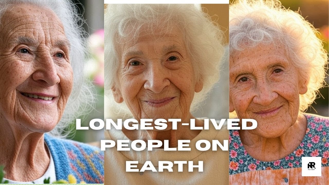 Top 5 Longest-Lived People on Earth: Secrets to a Century of Life! 🤯🤯 # ...