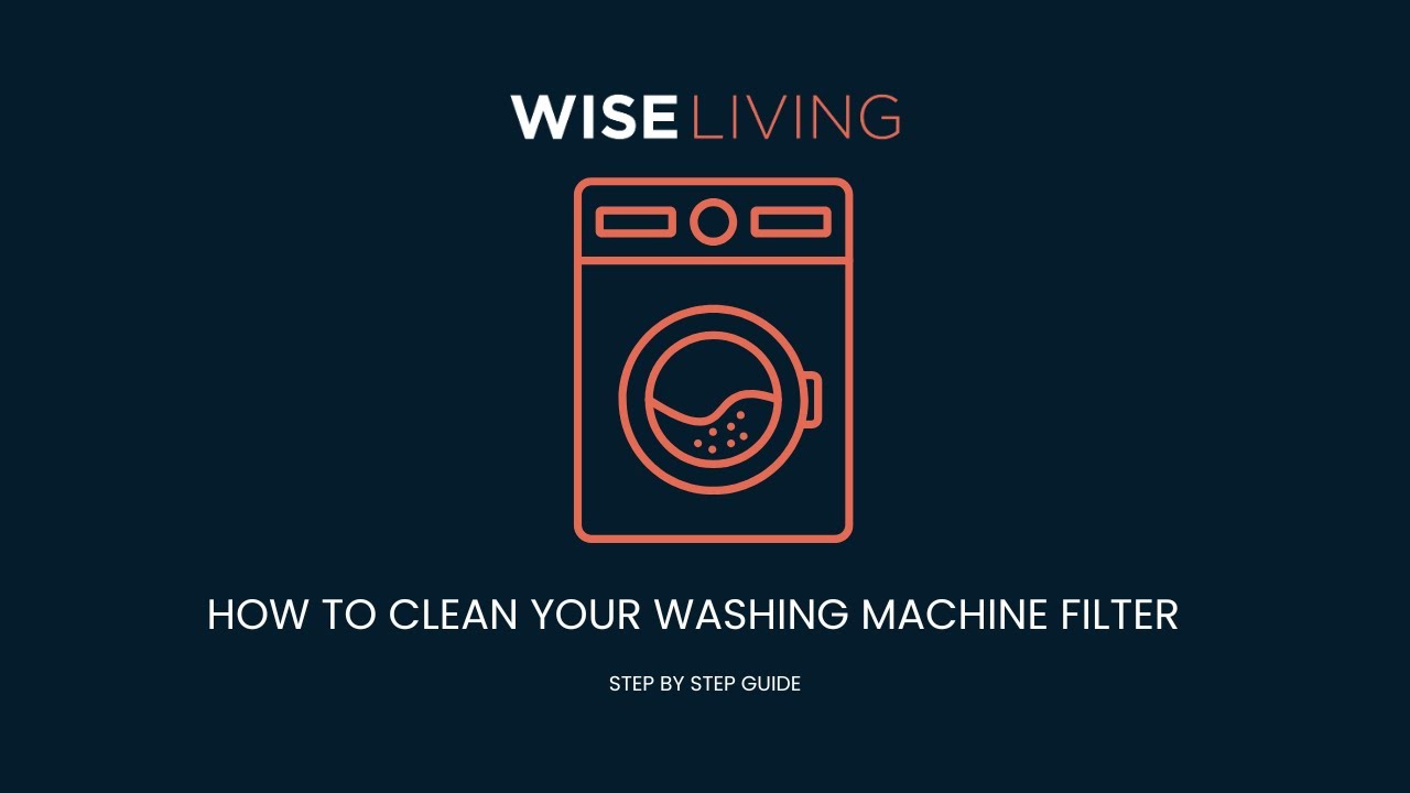 How to clean the filter on your washing machine - YouTube