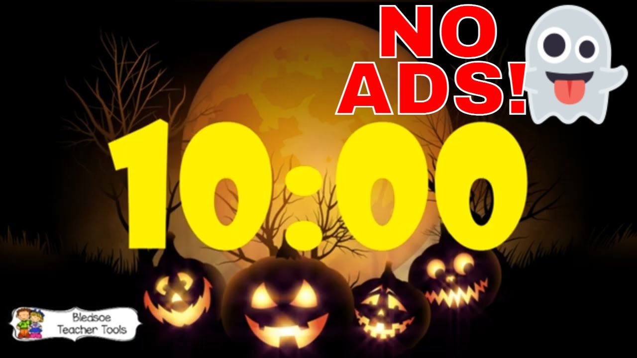 10 Minute Timer | Spooky Halloween Timer for Classrooms & Parties - YouTube