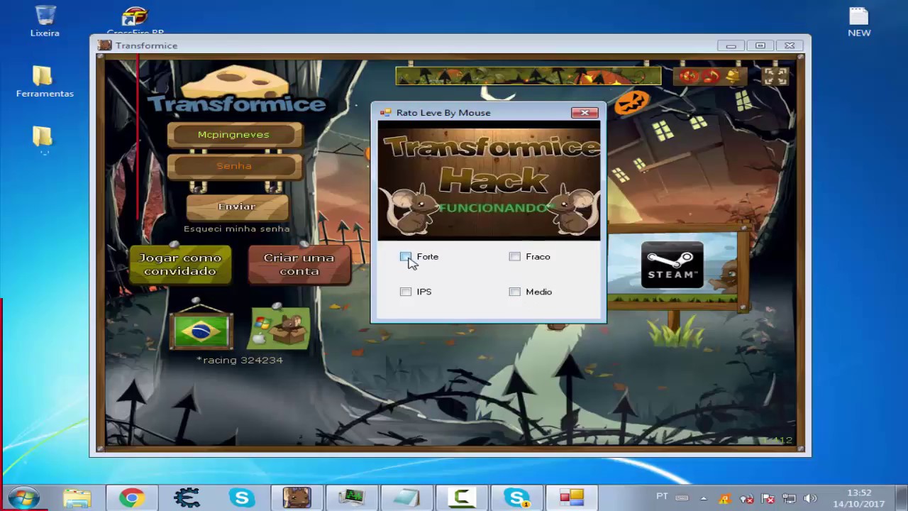 TRANSFORMICE - NOVO RATO LEVE ATUALIZADO (QUALQUER MICE) 14/10/2017 - YouTube