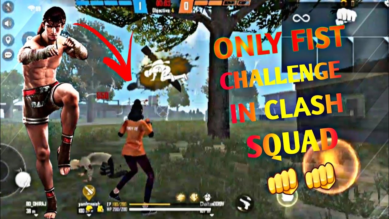 ONLY FIST CHALLENGE IN CLASH SQUAD😎🤤 PART- 1 - YouTube