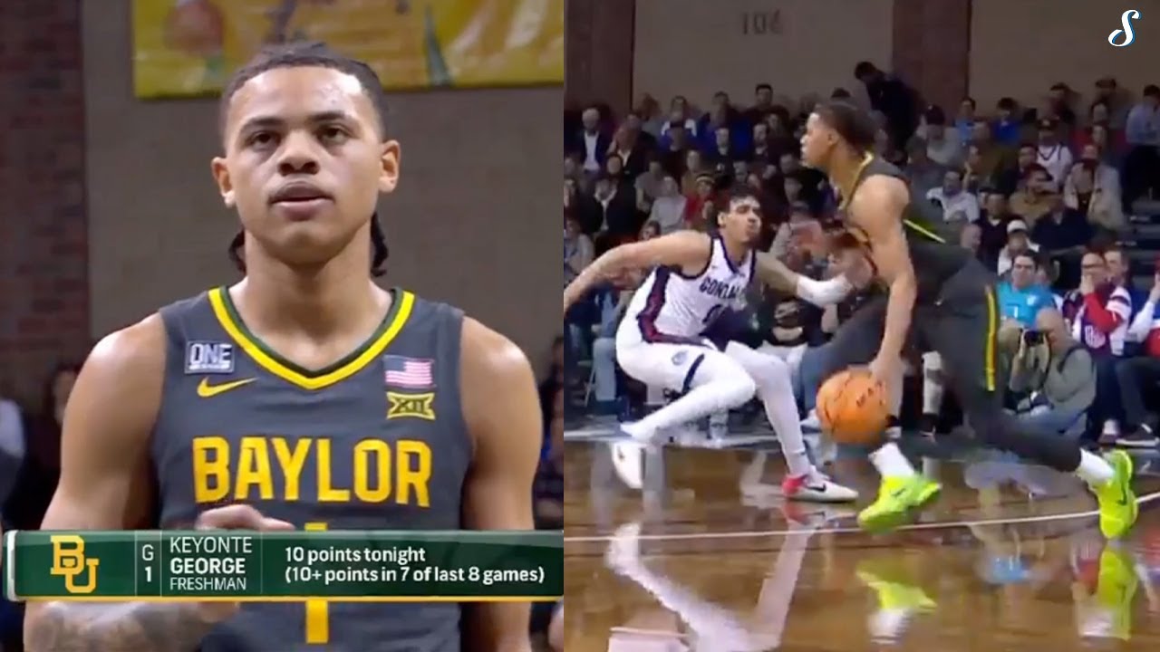 Keyonte George Leads Baylor No. 6 Baylor Over No. 12 Gonzaga | 18 ...