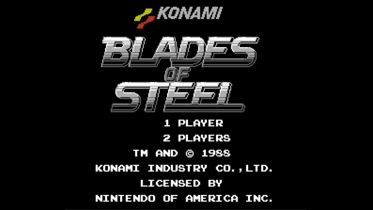 Blades of Steel - Nintendo Entertainment System - Intro & Title Screen ...