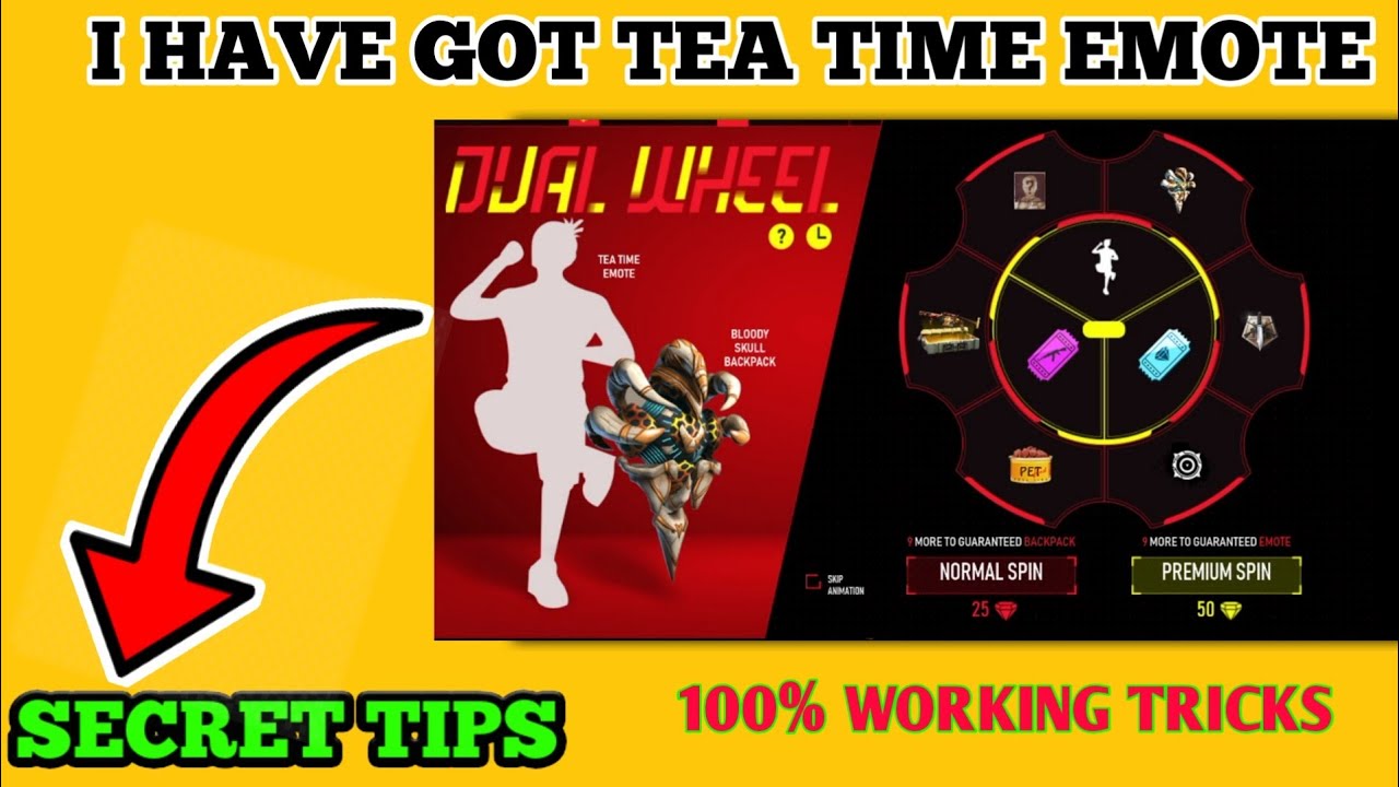 I GOT TEA TIME EMOTE 😍 TIPS & TRICKS ||KS GAMING - YouTube
