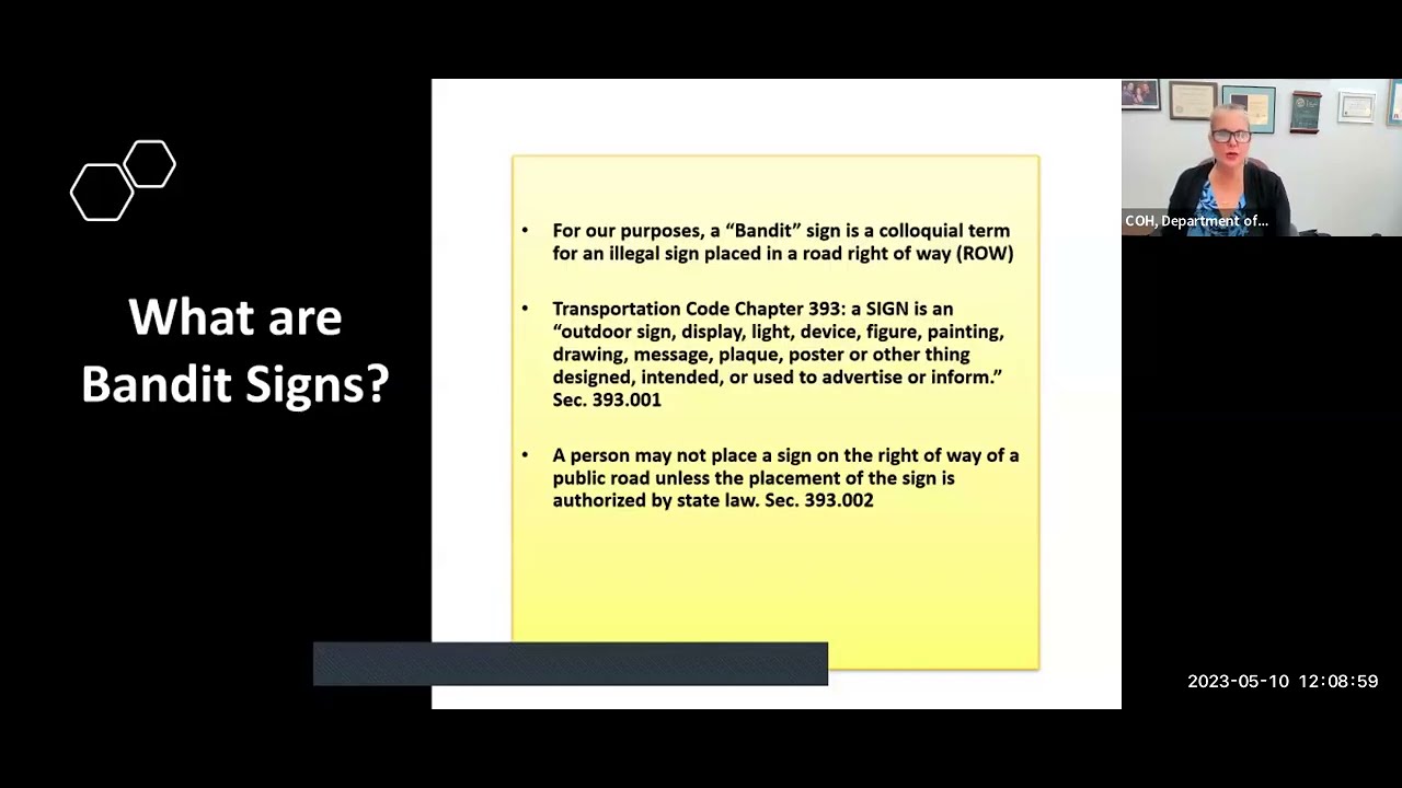 Bandit Sign Removal Program Virtual Training - YouTube