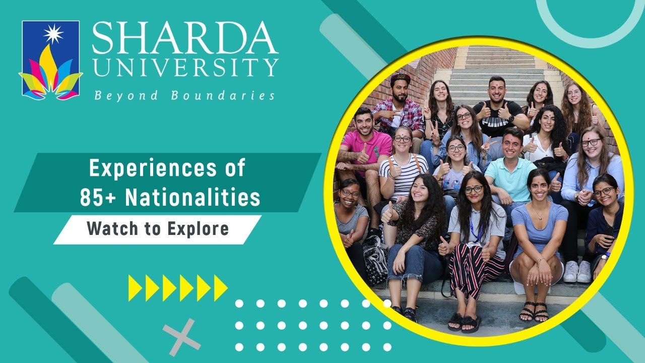Sharda University || Students from 85+ countries have experienced - YouTube