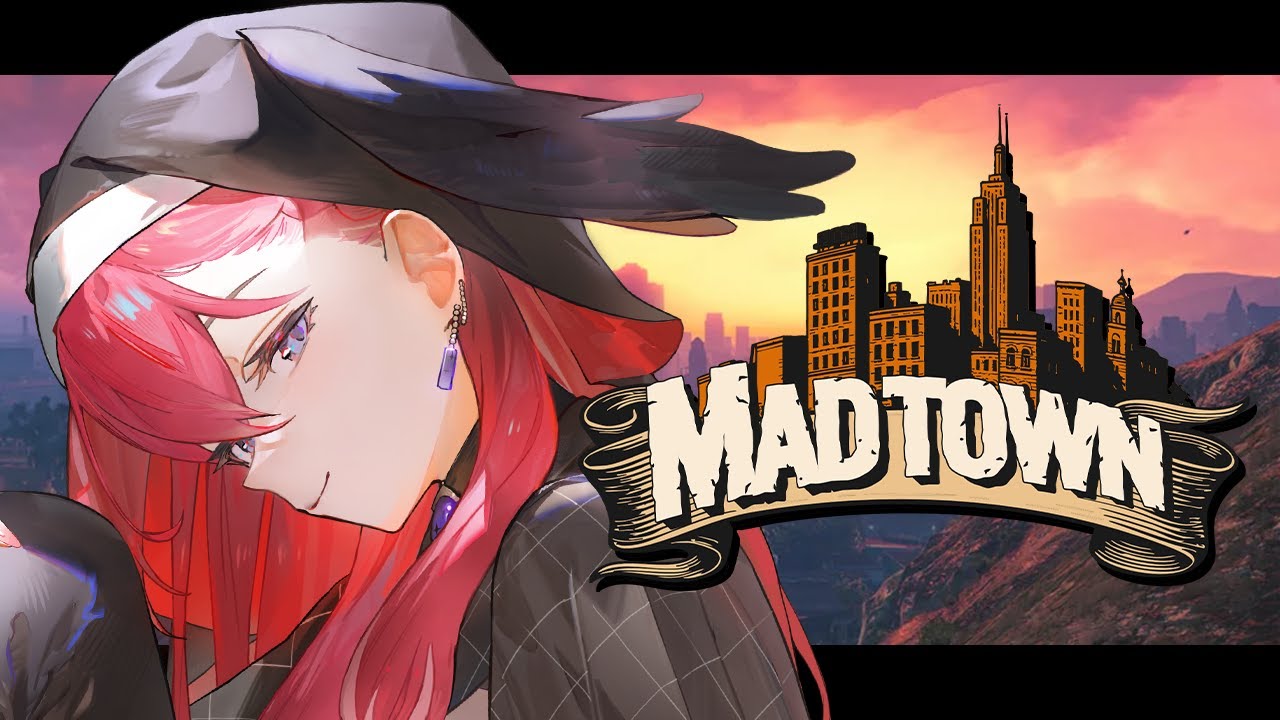 GTA5 MADTOWN (β) 】はじめてのギャング生活🍯🐝7日目！ #MADTOWN【昏昏アリア/ネオポルテ】 - YouTube