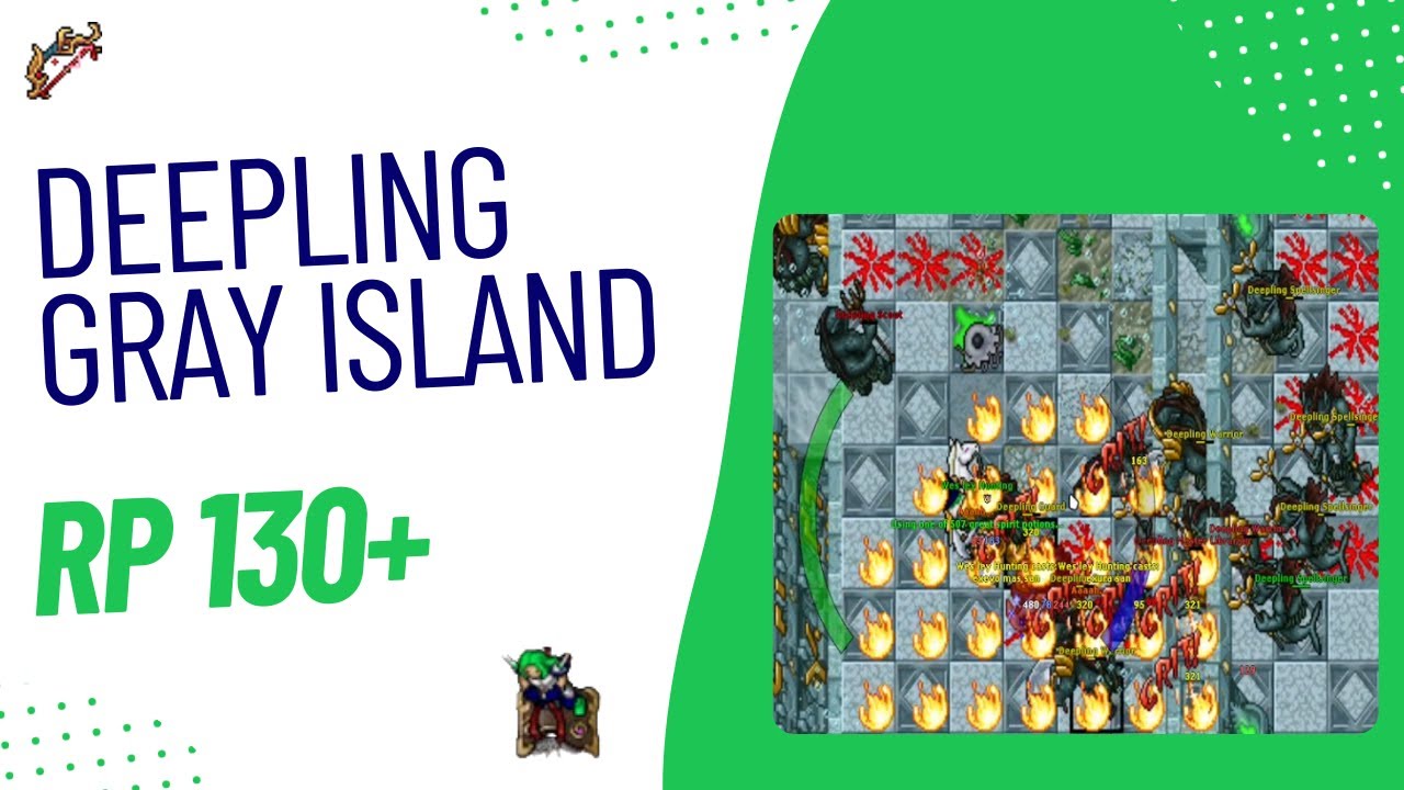 RP 130+ Hunt Solo - Deepling [Gray Island] - 1.200kk/h Raw - #WesleyHunting #tibia - YouTube